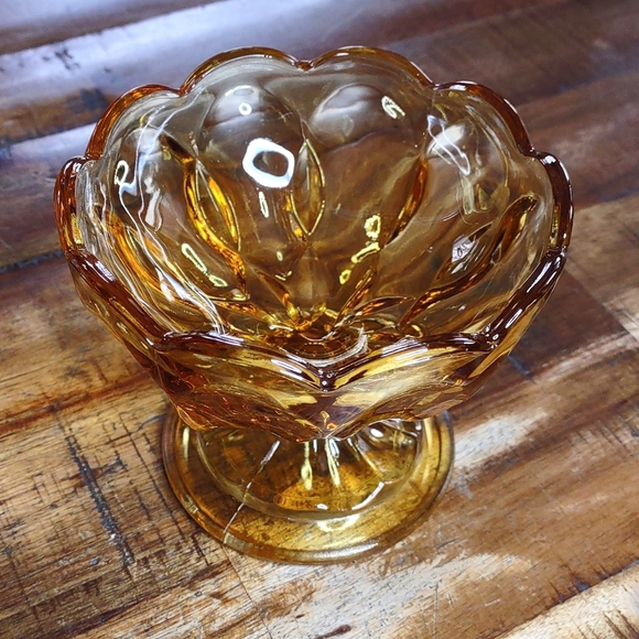 Anchor Hocking | Accents | Anchor Hocking Amber Compote Dish | Poshmark